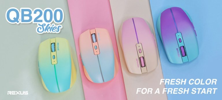 Rexus QB200: Mouse Estetik dan Serba Bisa - Anugrahpratama.com Blog
