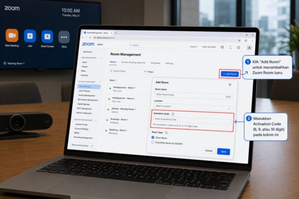 Panduan Cara Setup Zoom Rooms untuk Meeting Room Kantor Anda